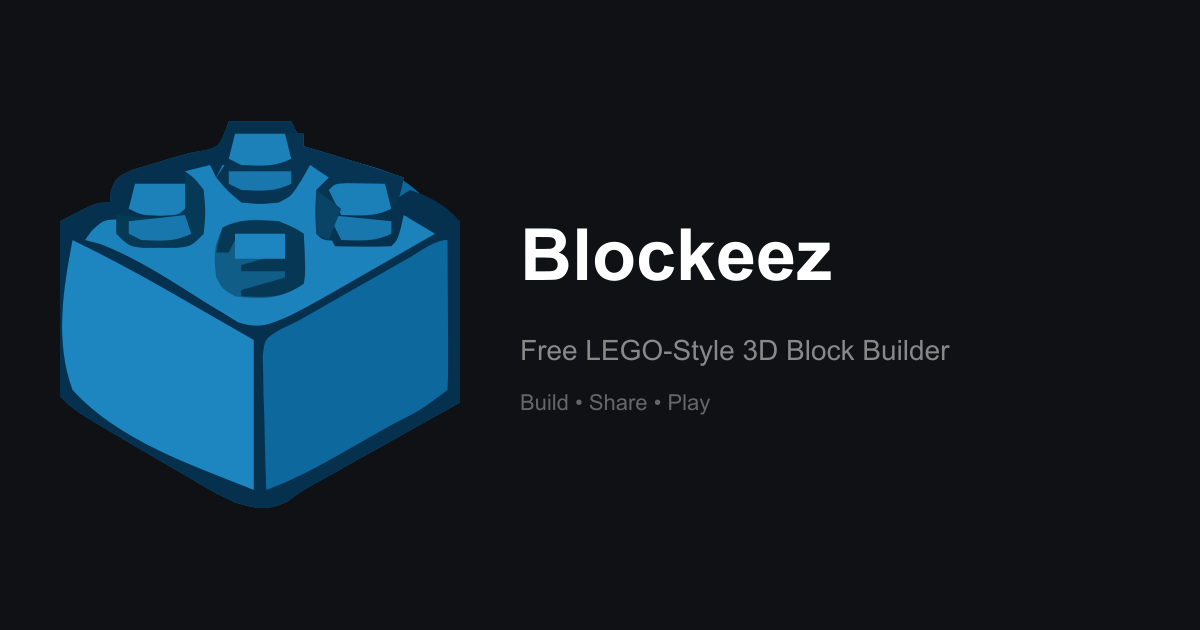 Blockeez | Free Online 3D Block Builder